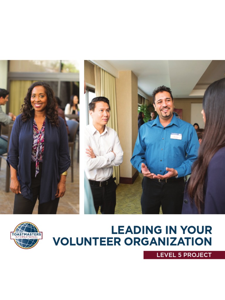 8505 Leading in Your Volunteer Organization | PDF | Leadership ...