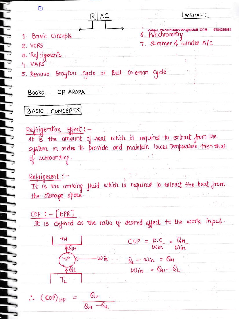 RAC Mechanical Engineering | PDF