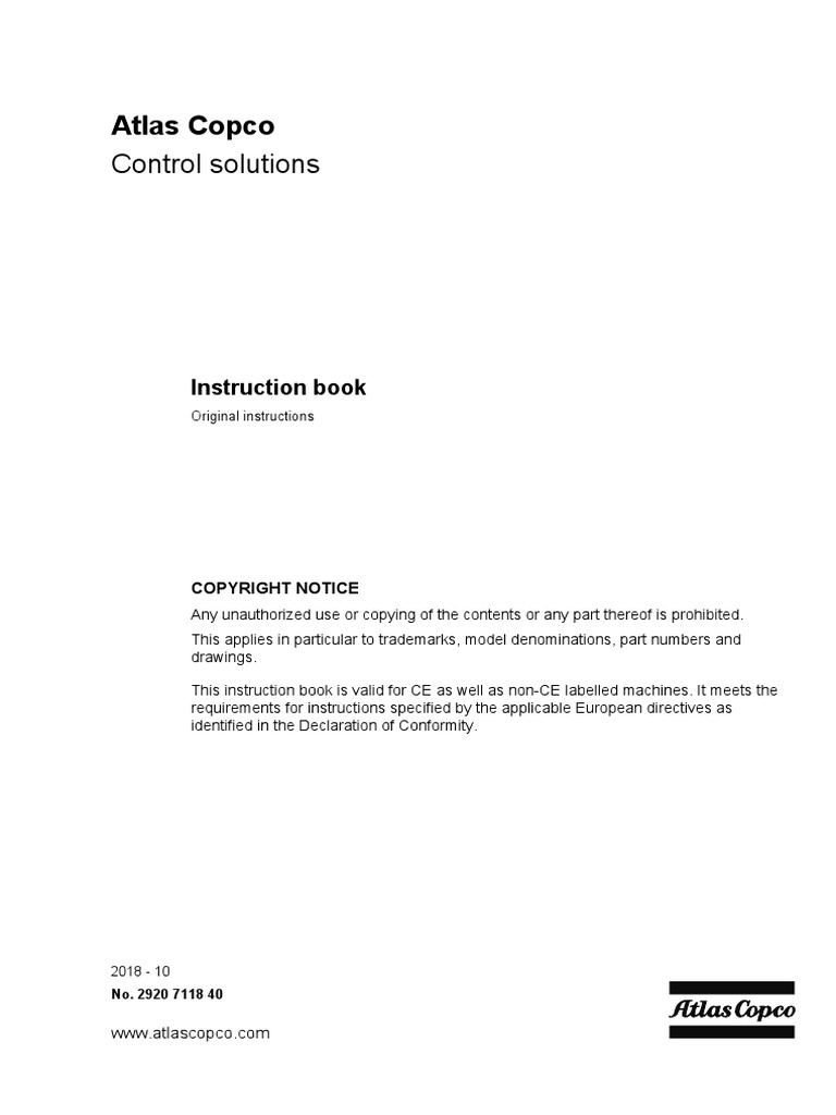Control Solutions: Atlas Copco | PDF | Menu (Computing) | Icon (Computing)