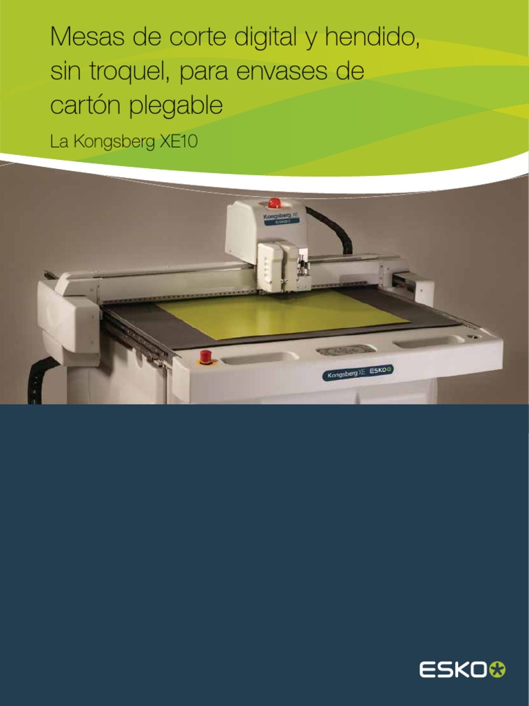 ESKO Kongsberg XE Es | PDF | Herramientas | Industrias