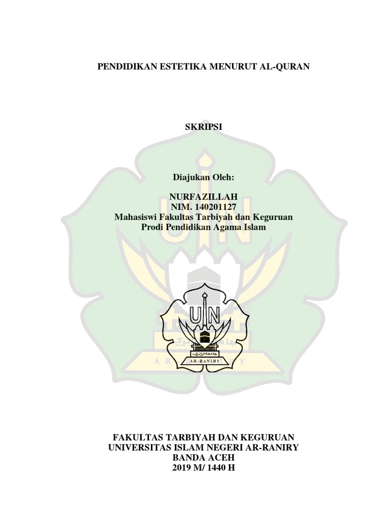 Pendidikan Estetika dalam Al-Qur'an | PDF