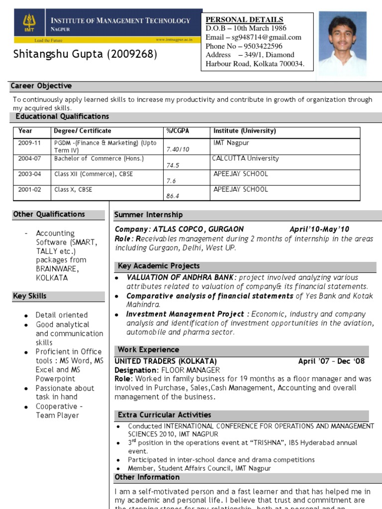 CV Shitangshu | PDF | Valuation (Finance) | Accounting