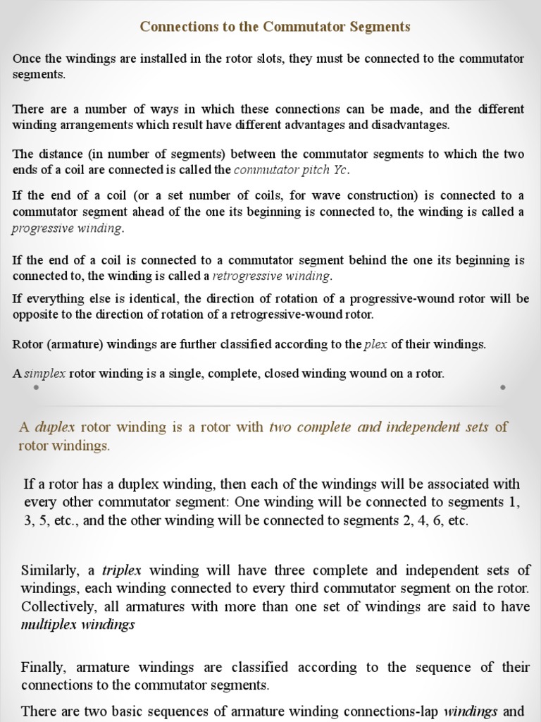 Lap vs Wave Winding in DC Machines | PDF | Electric Motor | Inductor