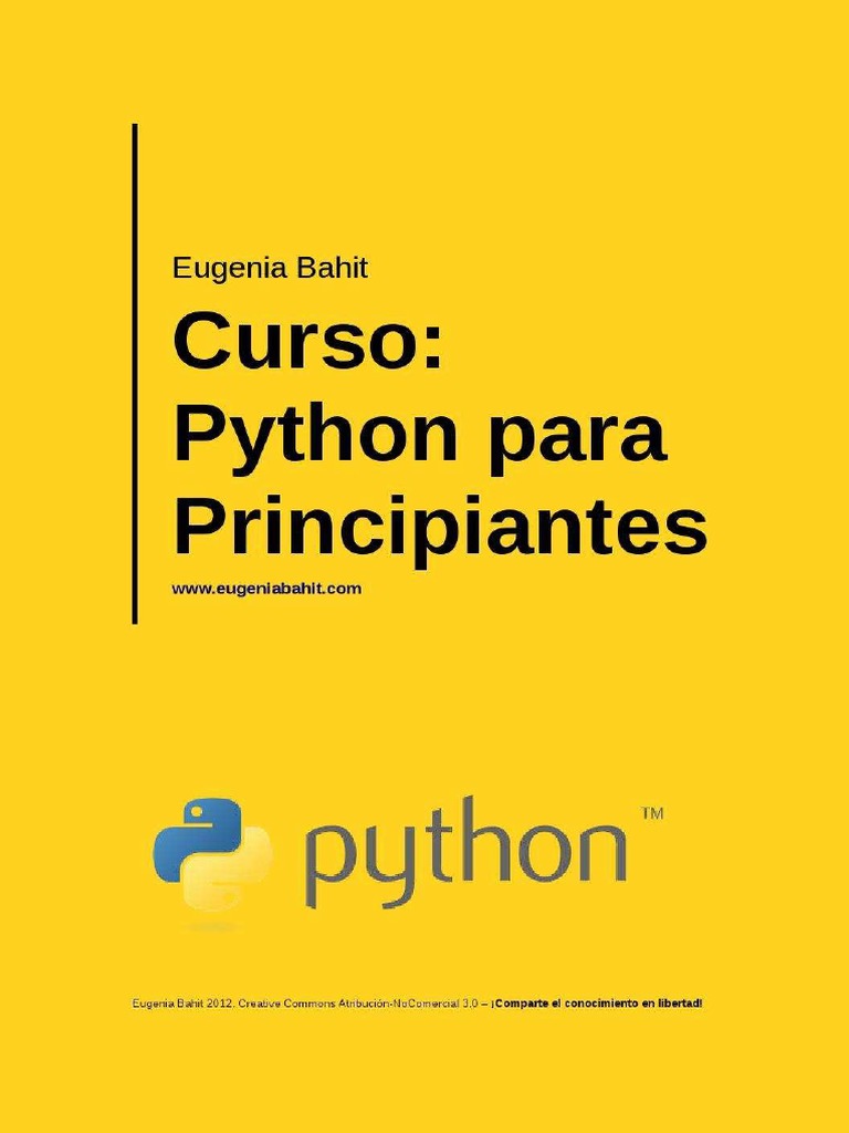 Python para Principiantes | PDF