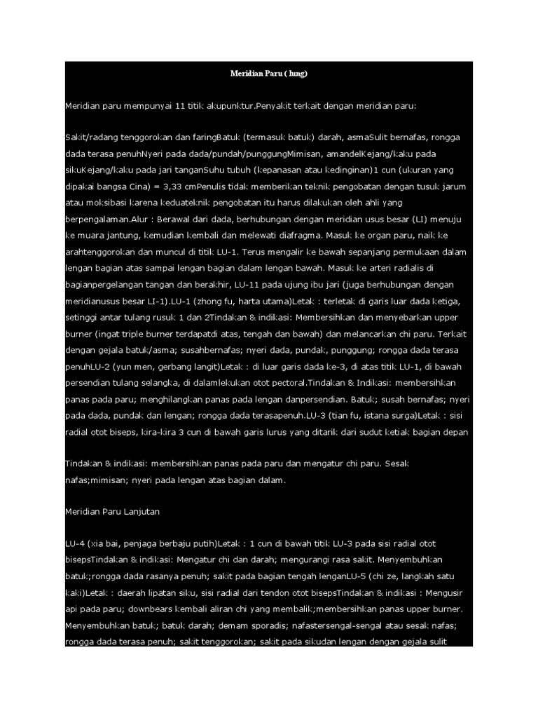 Meridian Paru | PDF