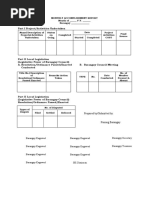 Barangay Accomplishment Report | PDF | Government Information | Government