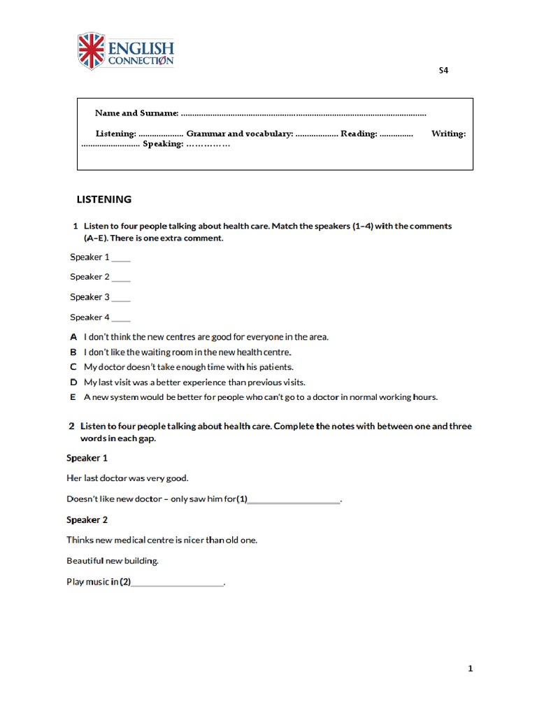 Report Card for Student S4 Assessing Performance in Key Subject Areas | PDF