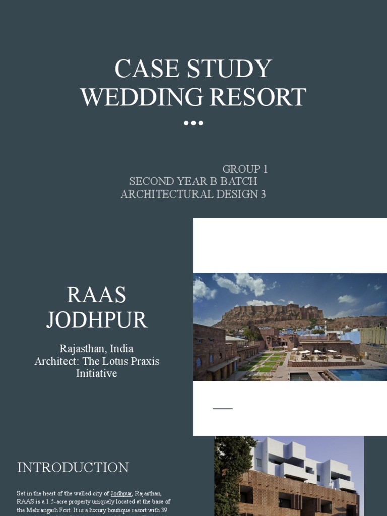 Raas Jodhpur: A Wedding Resort Case Study | PDF | Nature | Weather