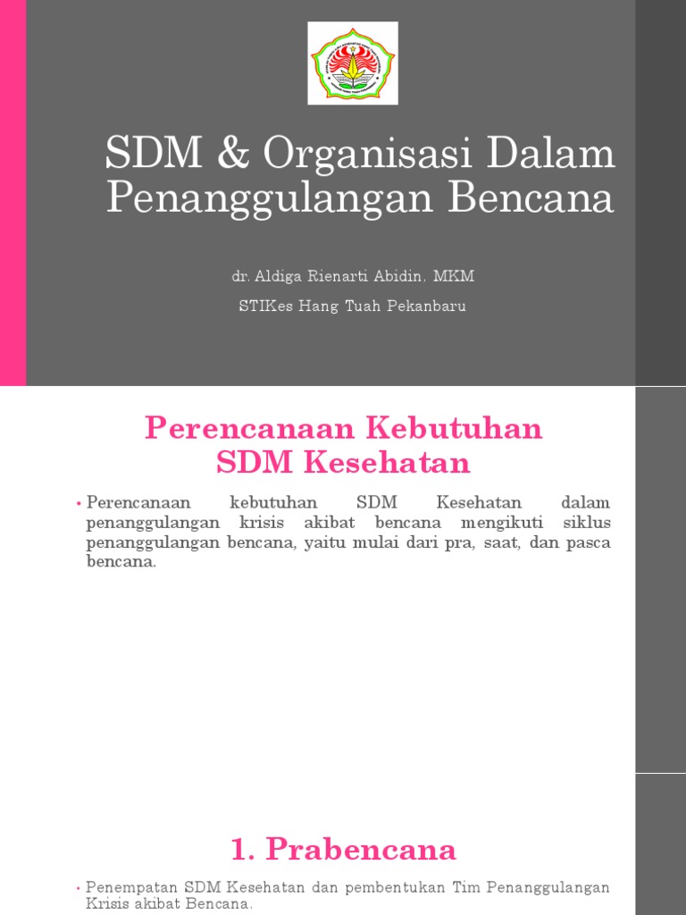 Sesi 6 - Organisasi SDM | PDF