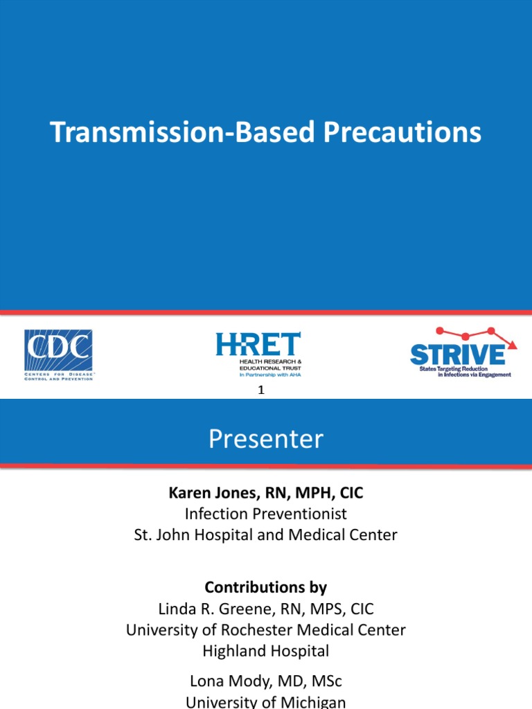 Transmission-Based Precautions | Download Free PDF | Infection ...