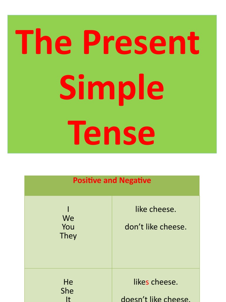 The Present Simple Grammar Guides 4849 | PDF