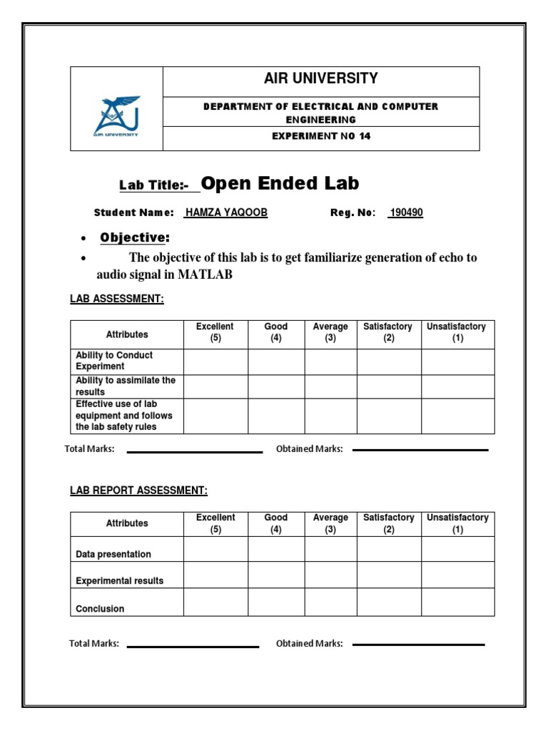 Experiment 14 | PDF | Sound Recording And Reproduction | Experiment