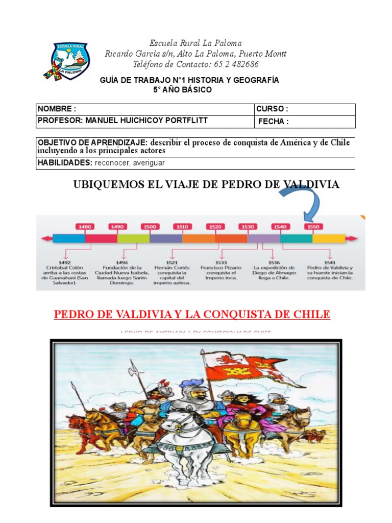 Conquista de Chile: Valdivia y Lautaro | PDF | Colonización española de ...