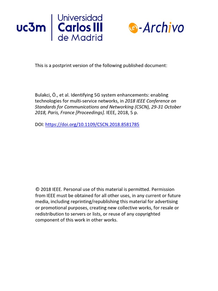 5g System Enhancement | PDF | Computer Network | Cloud Computing