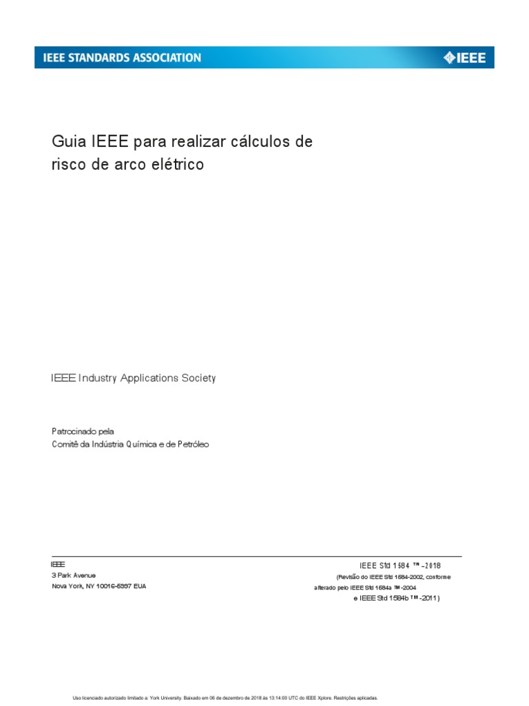 IEEE STD 1584-2018 - Guide For Performing Arc-Flash Hazard Calculations ...
