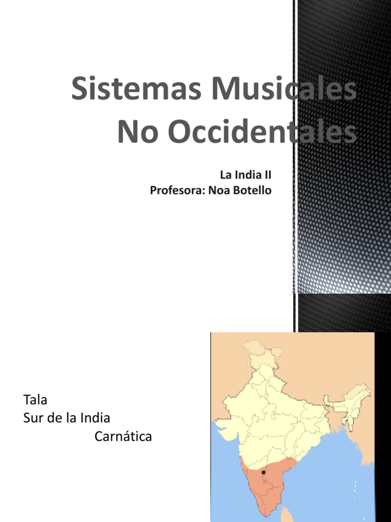 Clase INDIA 3 Carnatic Tala | PDF | Ritmo | Composiciones Musicales