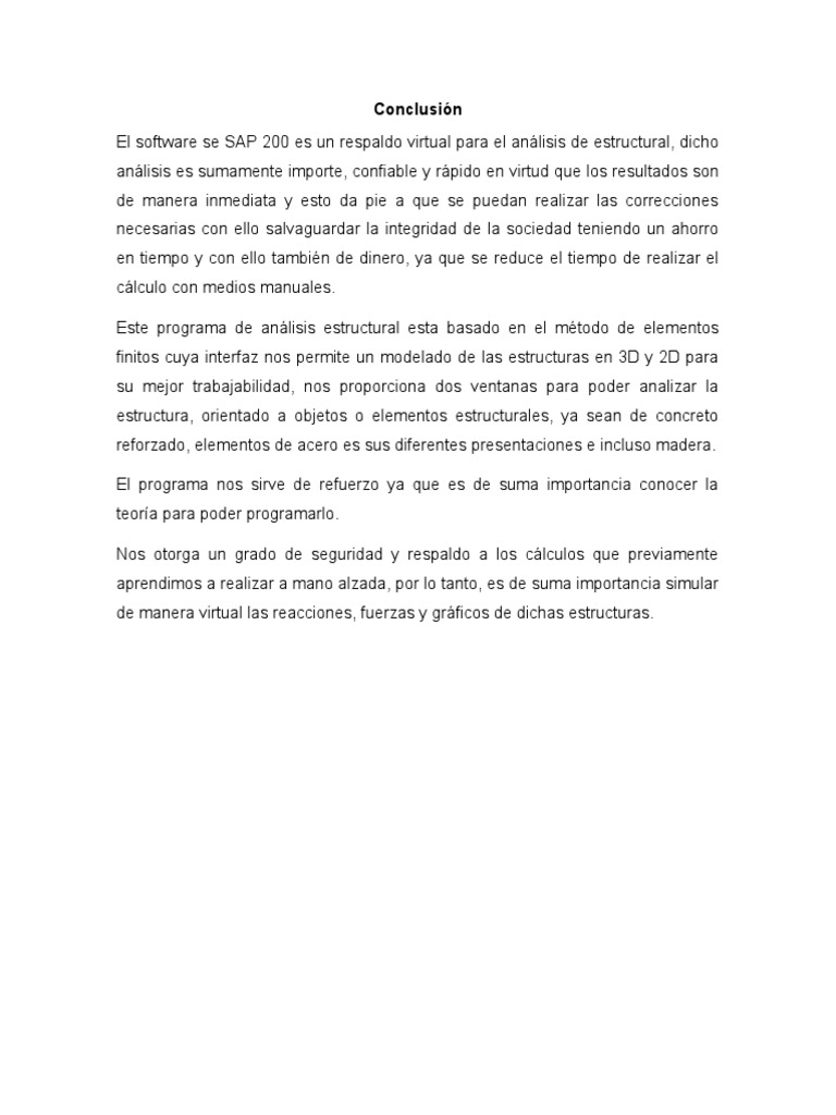 Conclusion Sap 200 | PDF