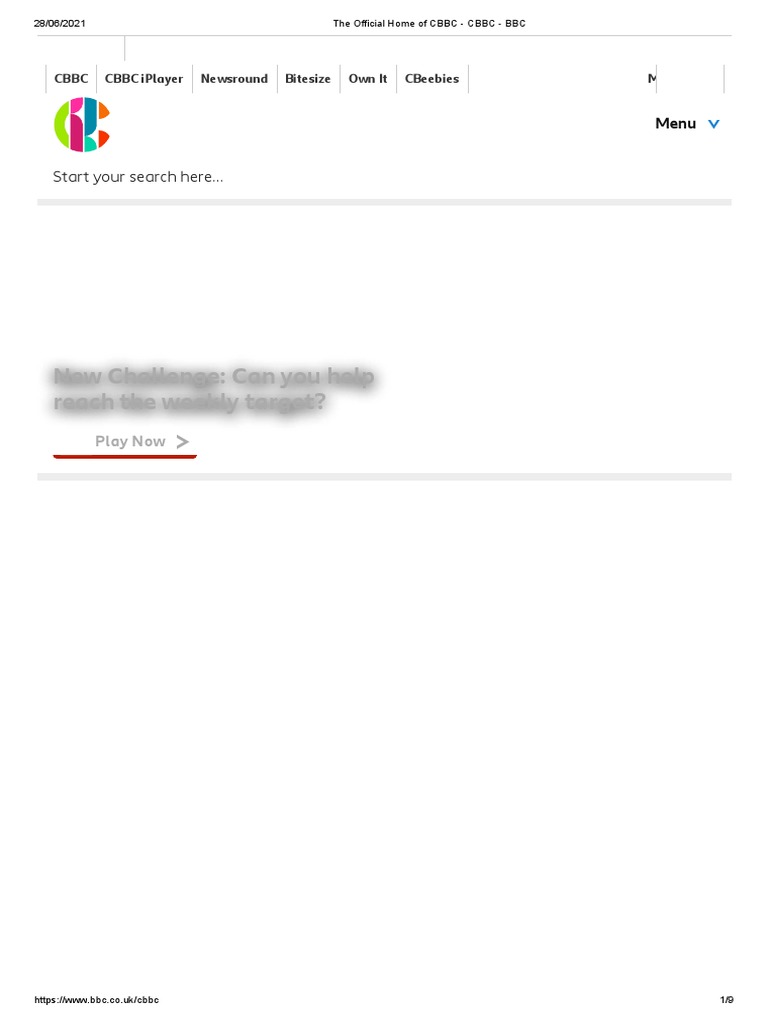 The Official Home of CBBC - CBBC - BBC | PDF | Bbc | Television ...