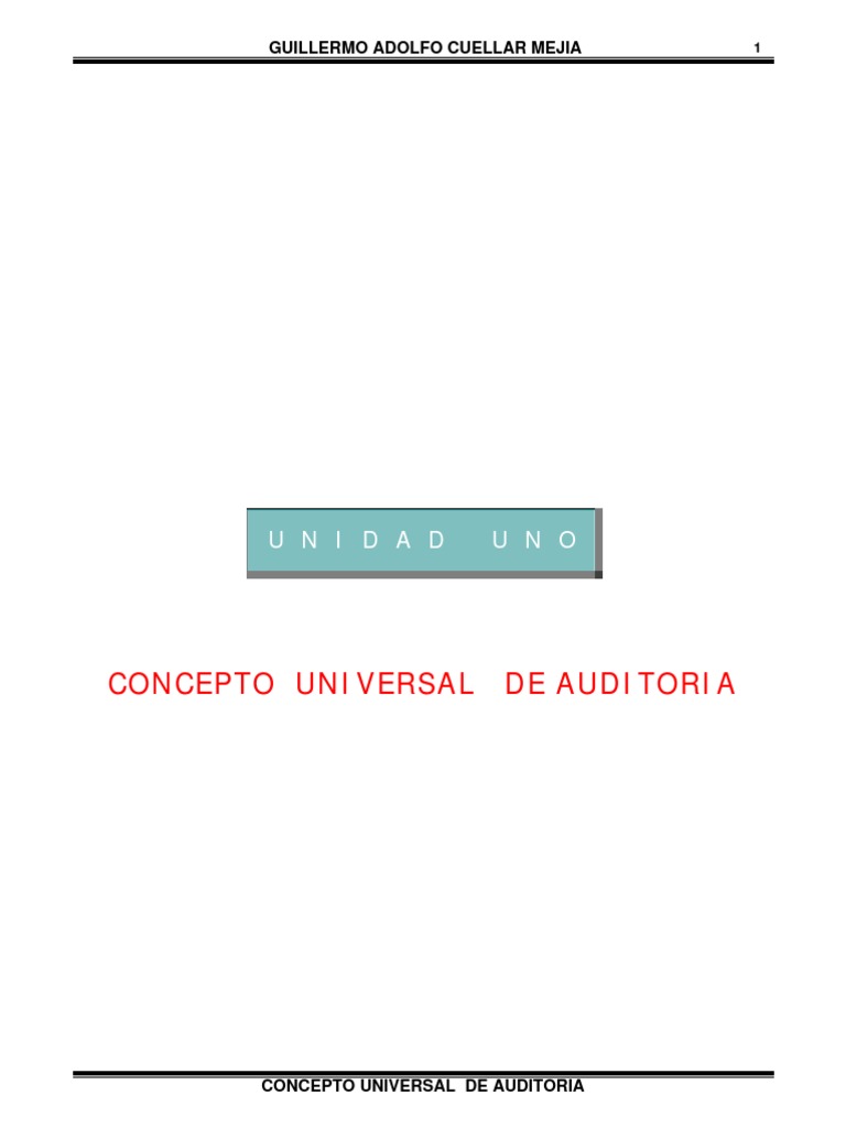 Libro de Auditoria | PDF | Auditoría | Contralor