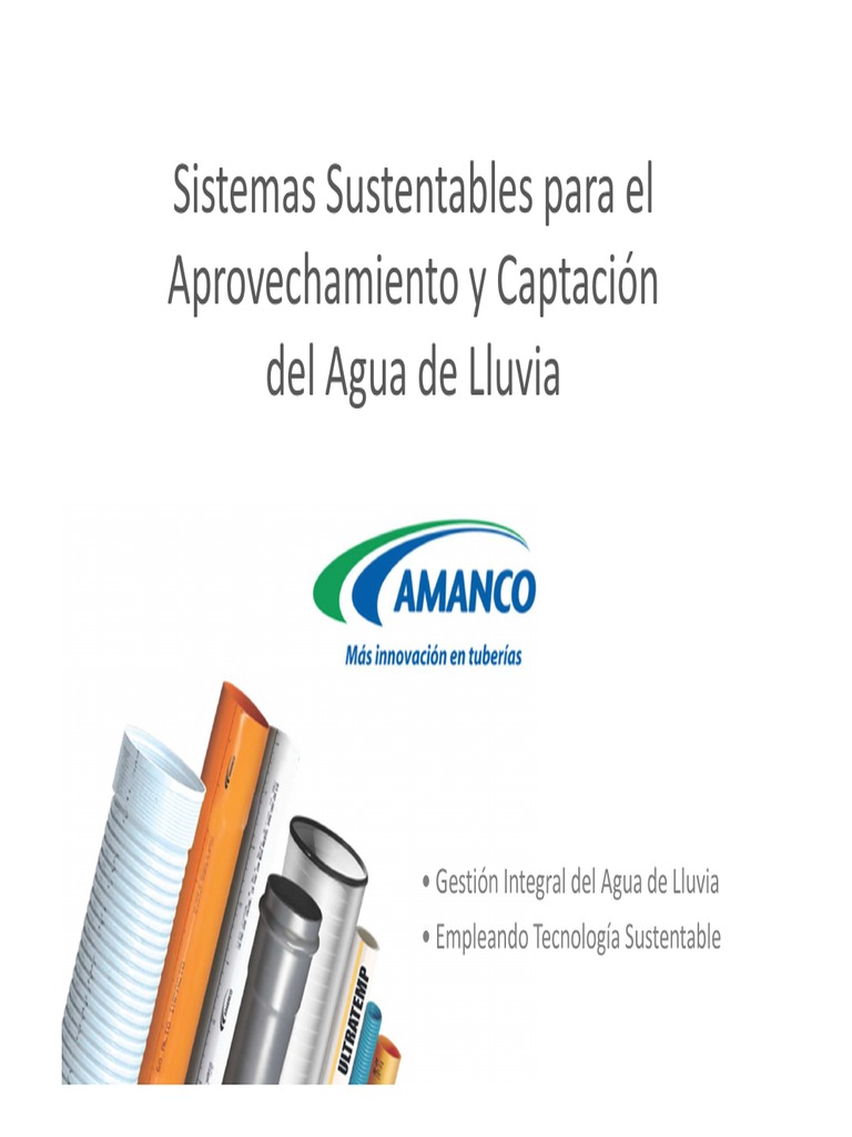 Sistemas Cosecha De Agua De Lluvia Pdf Lluvia Tanques