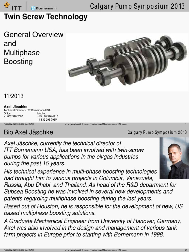 Multiphase - Pumps - Axel Calgary | PDF | Pump | Propeller