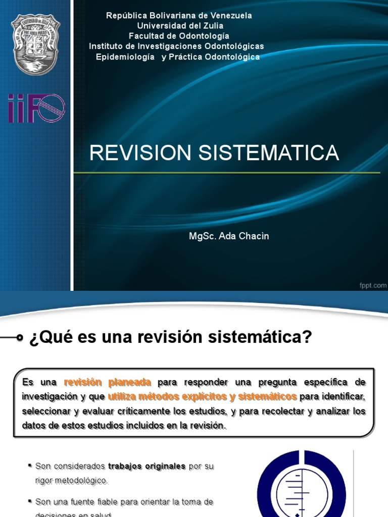 Revisión Sistematica | PDF | Revisión sistemática | Validez (Estadísticas)
