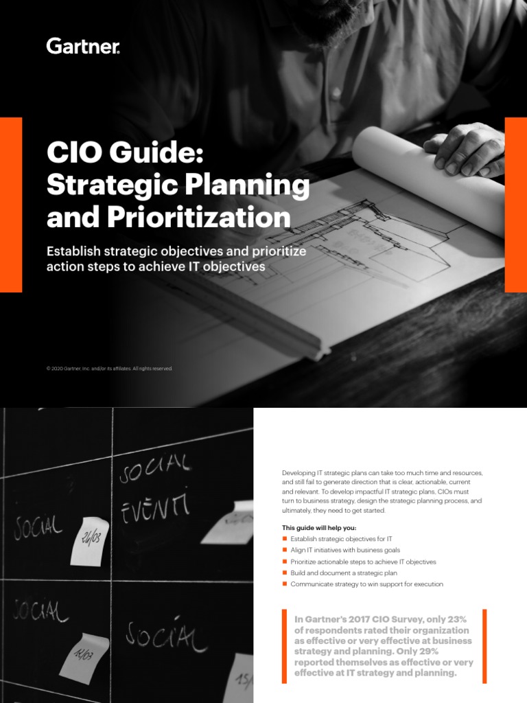 Gartner Cio Conferences Global Cio Guide Strategic Planning 2020 | PDF ...