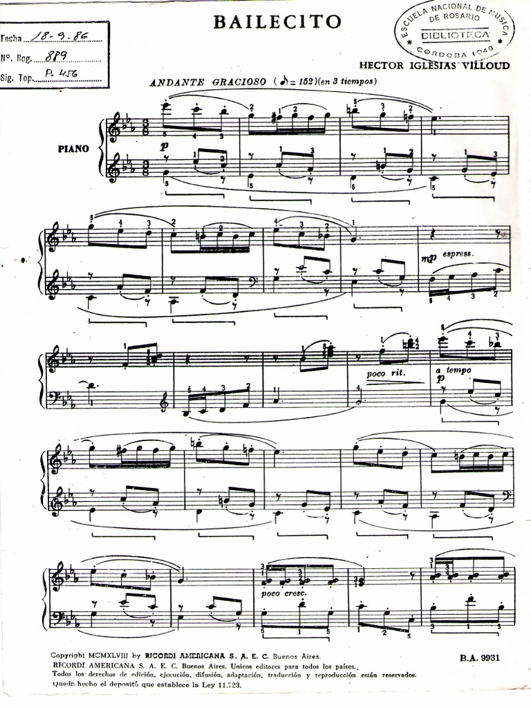 Villoud - Bailecito | PDF | Compositores | Música