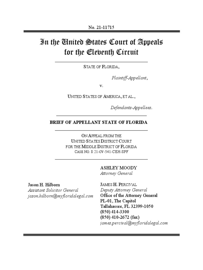 Appellant Brief From Florida | PDF | Aggravated Felony | Arrest