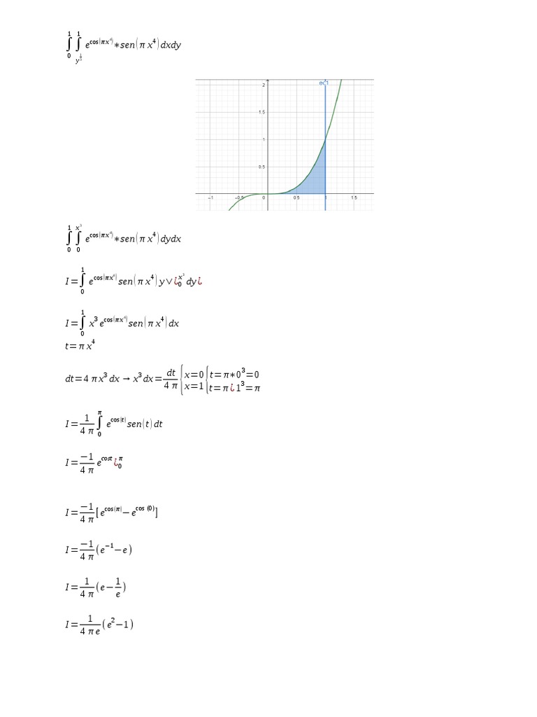 Integral of Ecos and Sen Functions | PDF