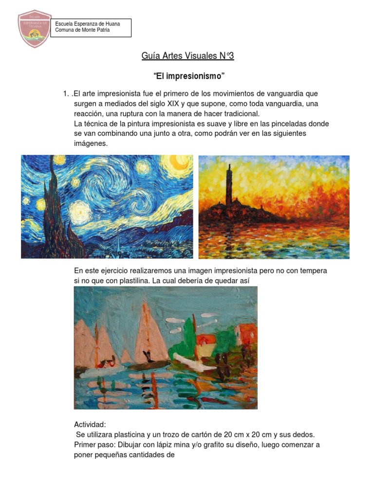 Guía-Artes-Visuales-n° 3 | PDF