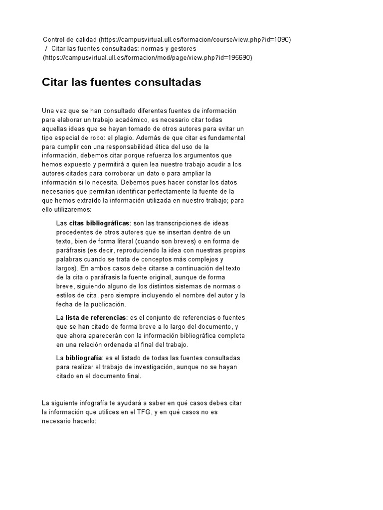 Citar Fuentes | PDF | Citación | Bibliografía