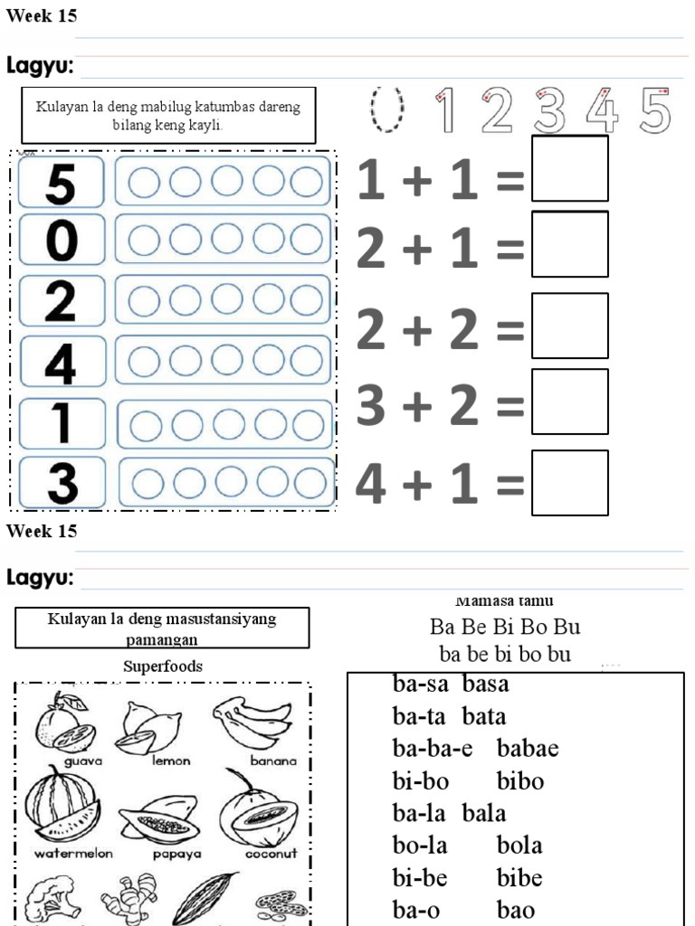 Week 15 - Worksheet | PDF