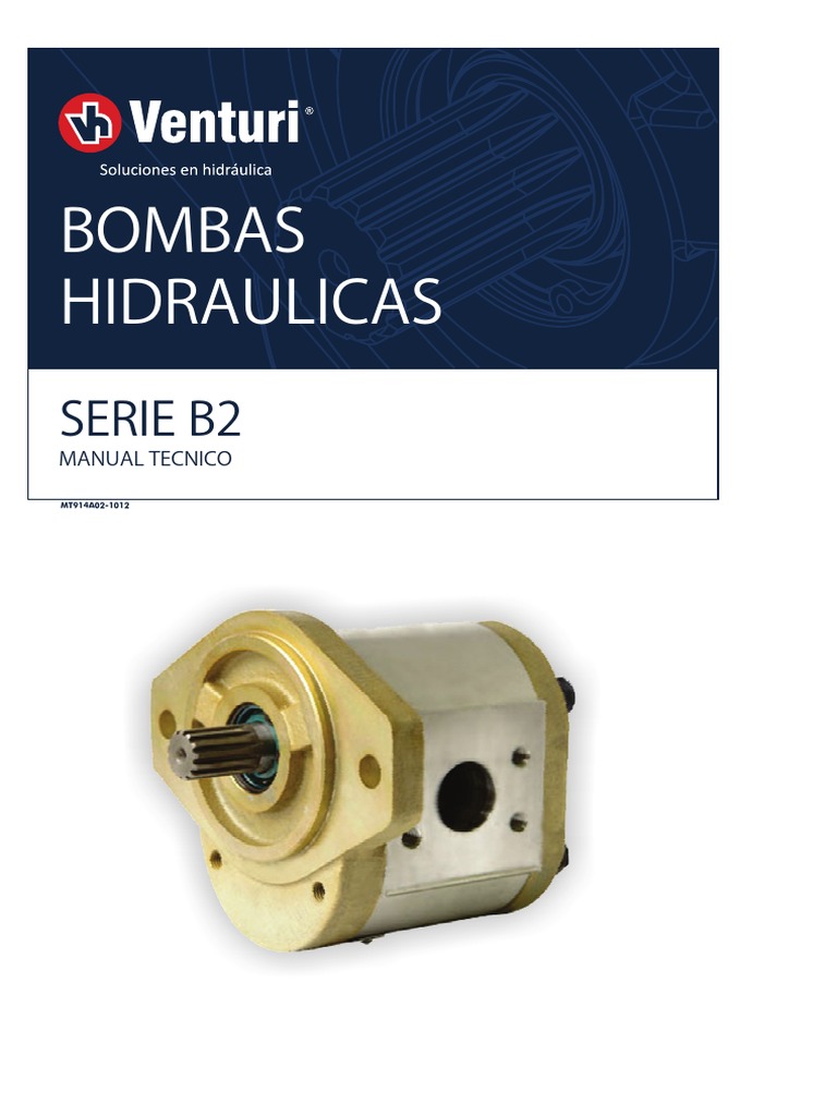 Venturi Catalogo Bombas Serie B2 | PDF | Engranaje | Bomba
