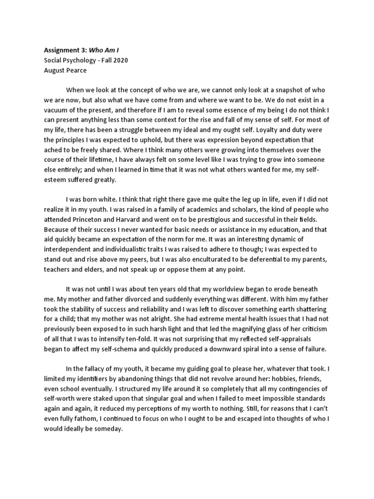 Journey of Self-Discovery and Identity | PDF | Self Esteem | Self