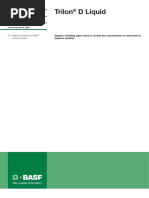 Tds Trilon M Types en | PDF | Corrosion | Chelation