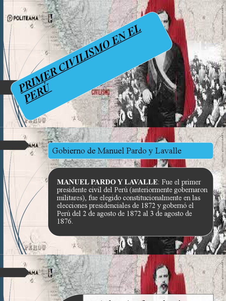 Primer Civilismo en El Perú | PDF | Perú | América del Sur