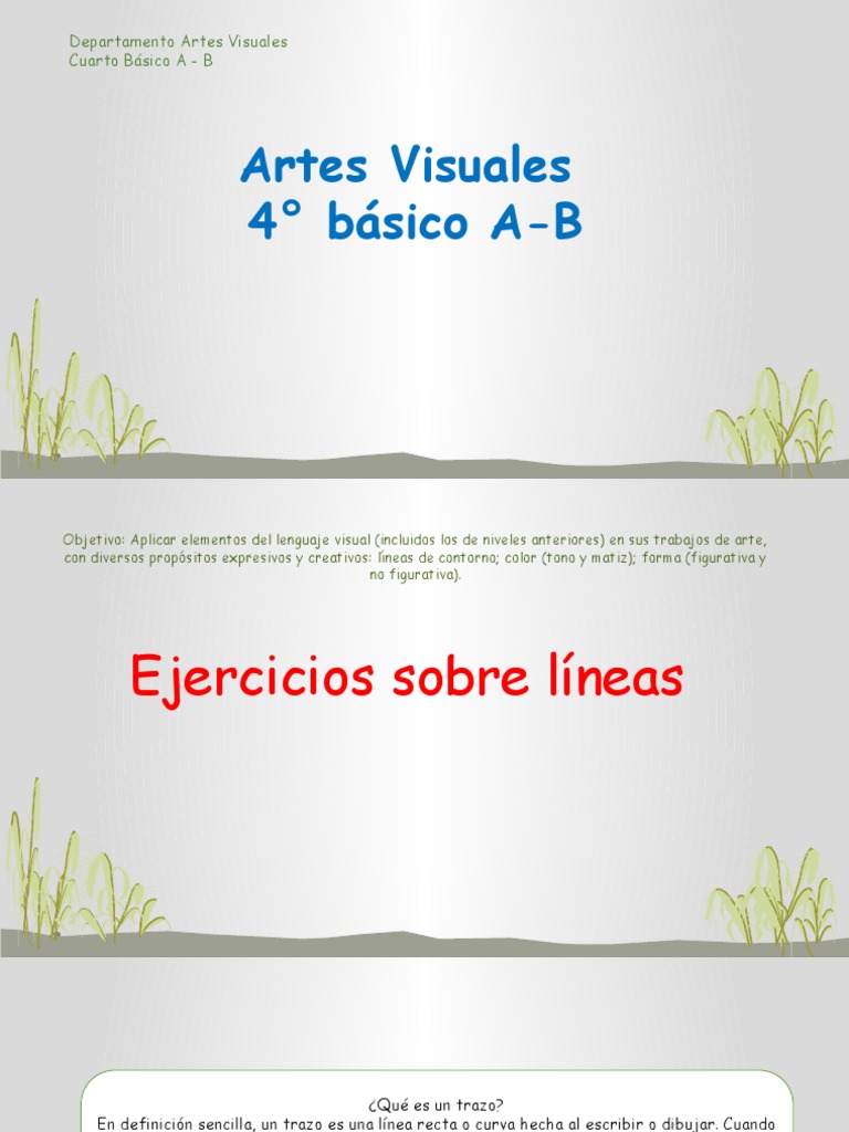 Ejercicios de Trazos para Arte Visual | PDF | Arte