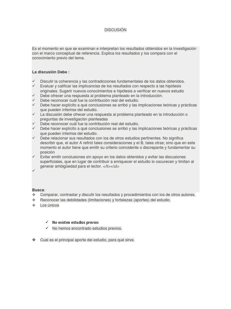 Discusion de Resultados | PDF | Hipótesis | Science