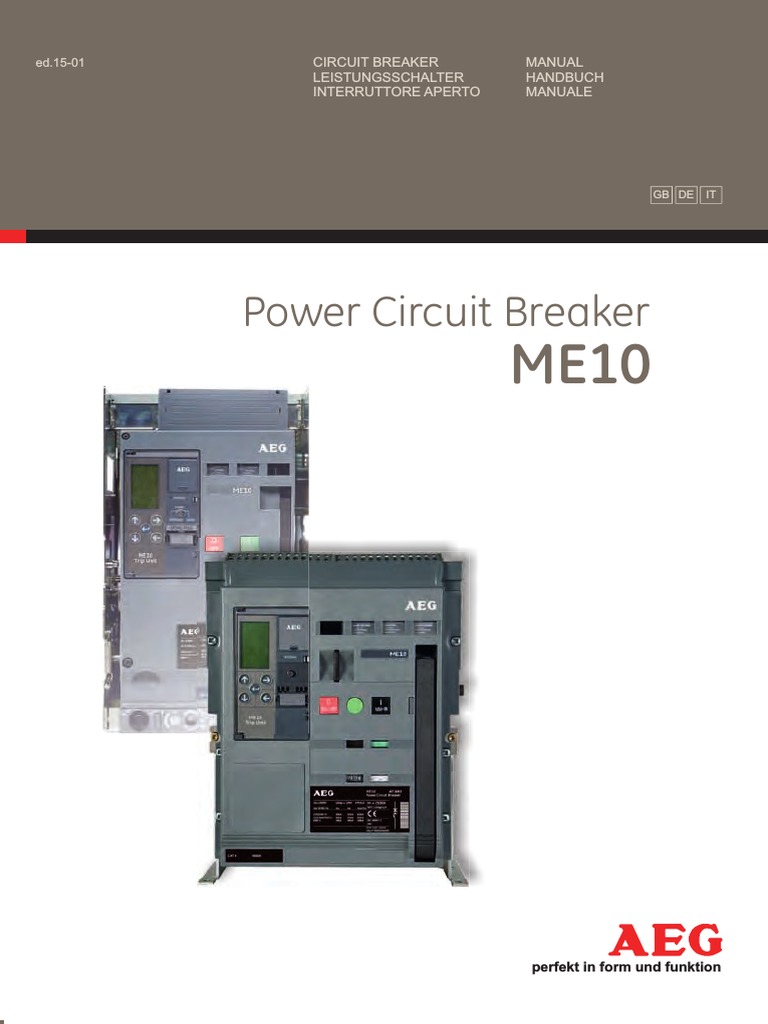Aeg Circuit Breaker Me10 | PDF
