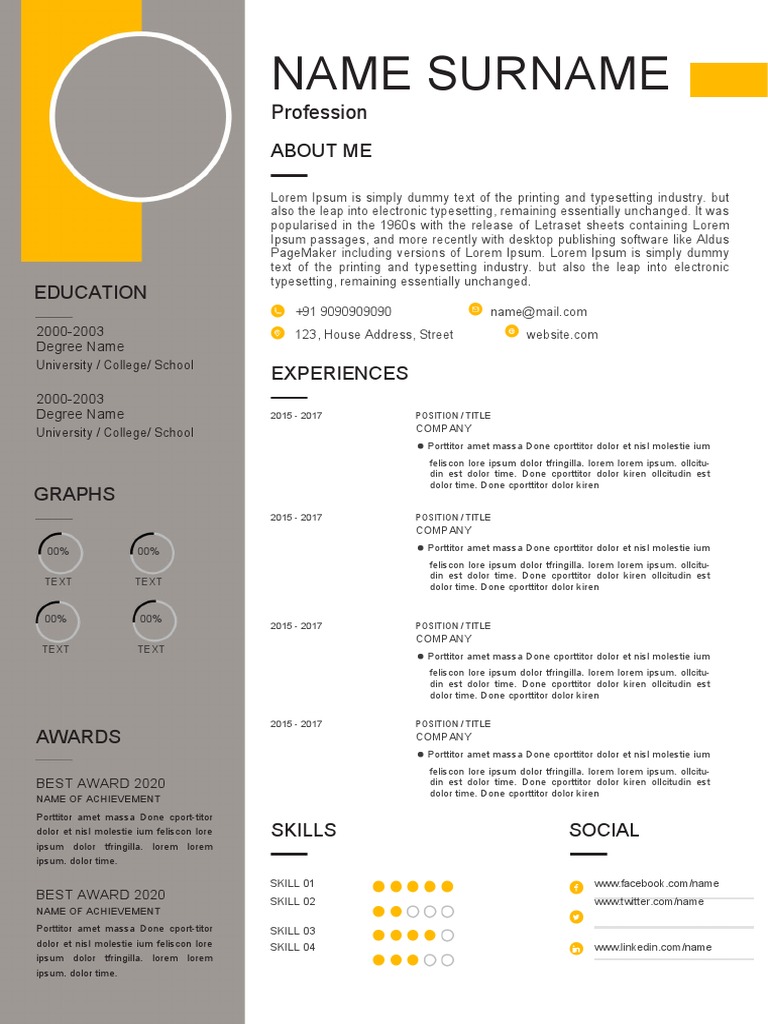 Sample Carrie Resume | PDF