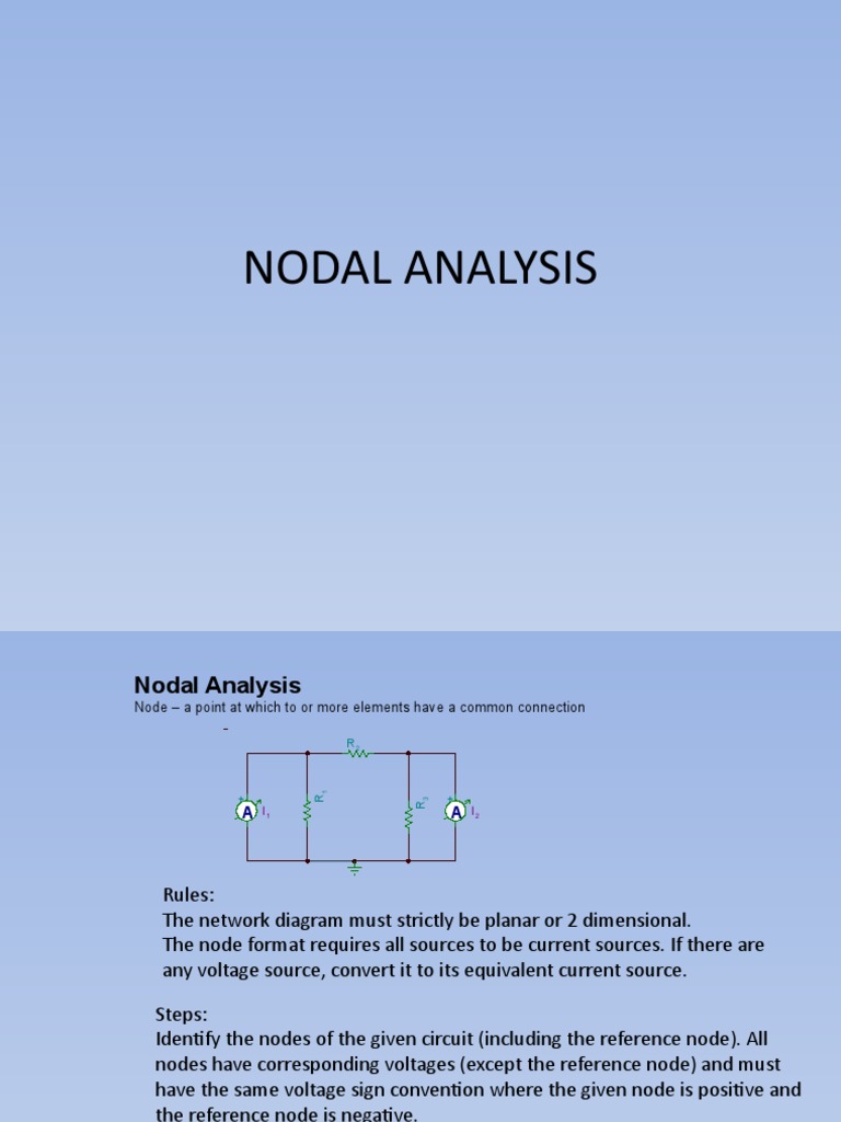 Node | PDF | Electrical Engineering | Physical Quantities