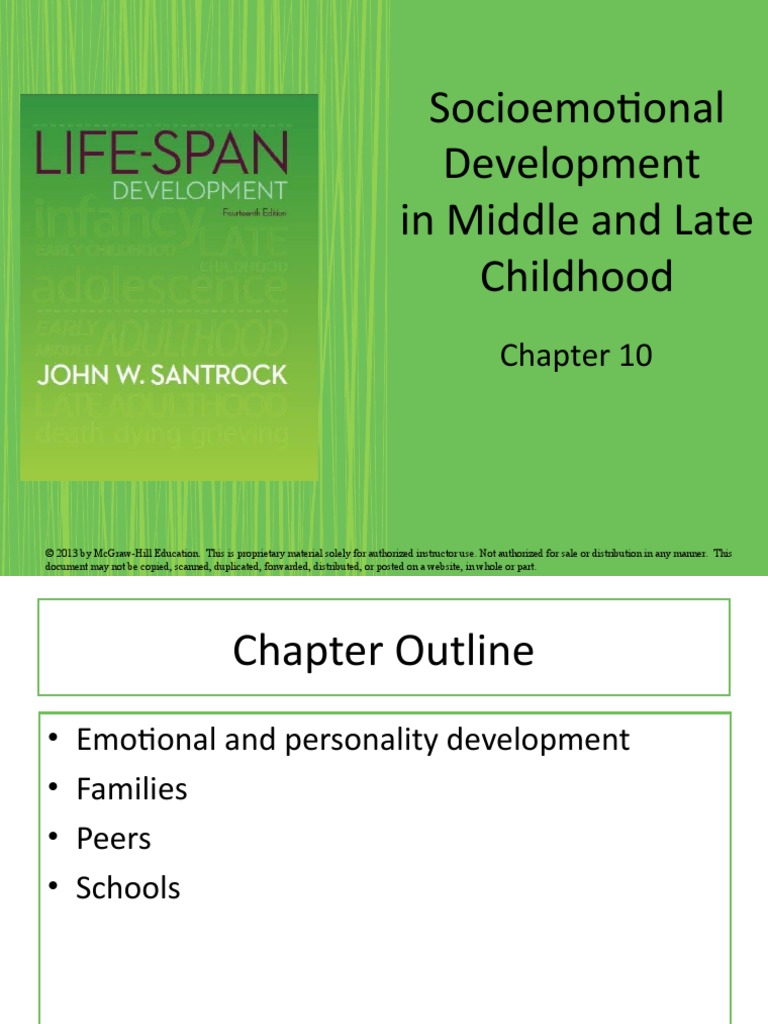 Socioemotional Development in Middle and Late Childhood | PDF ...
