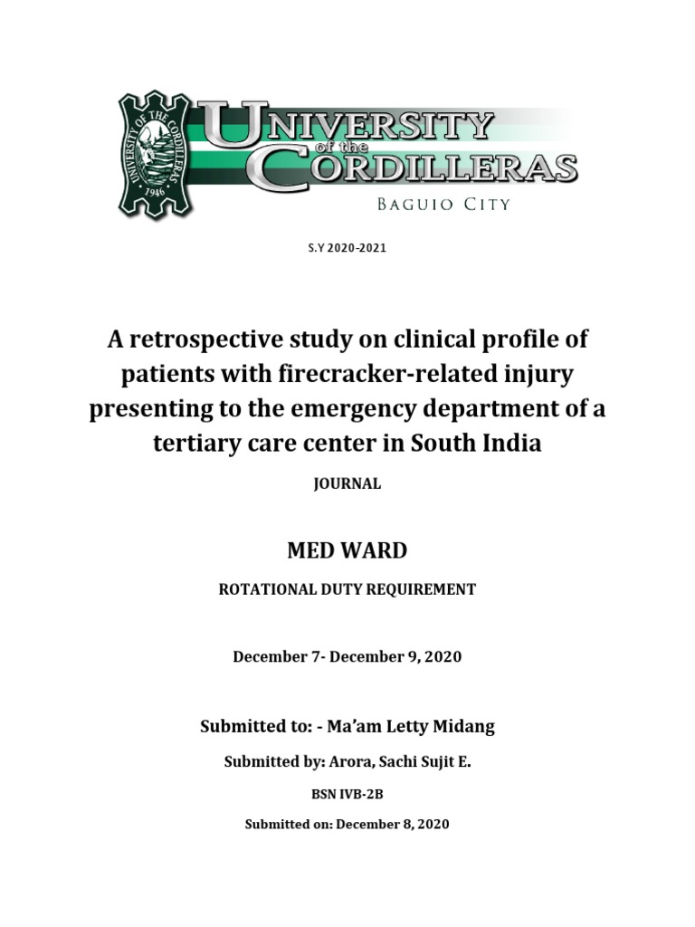 Firecracker | PDF | Nursing | Health Sciences