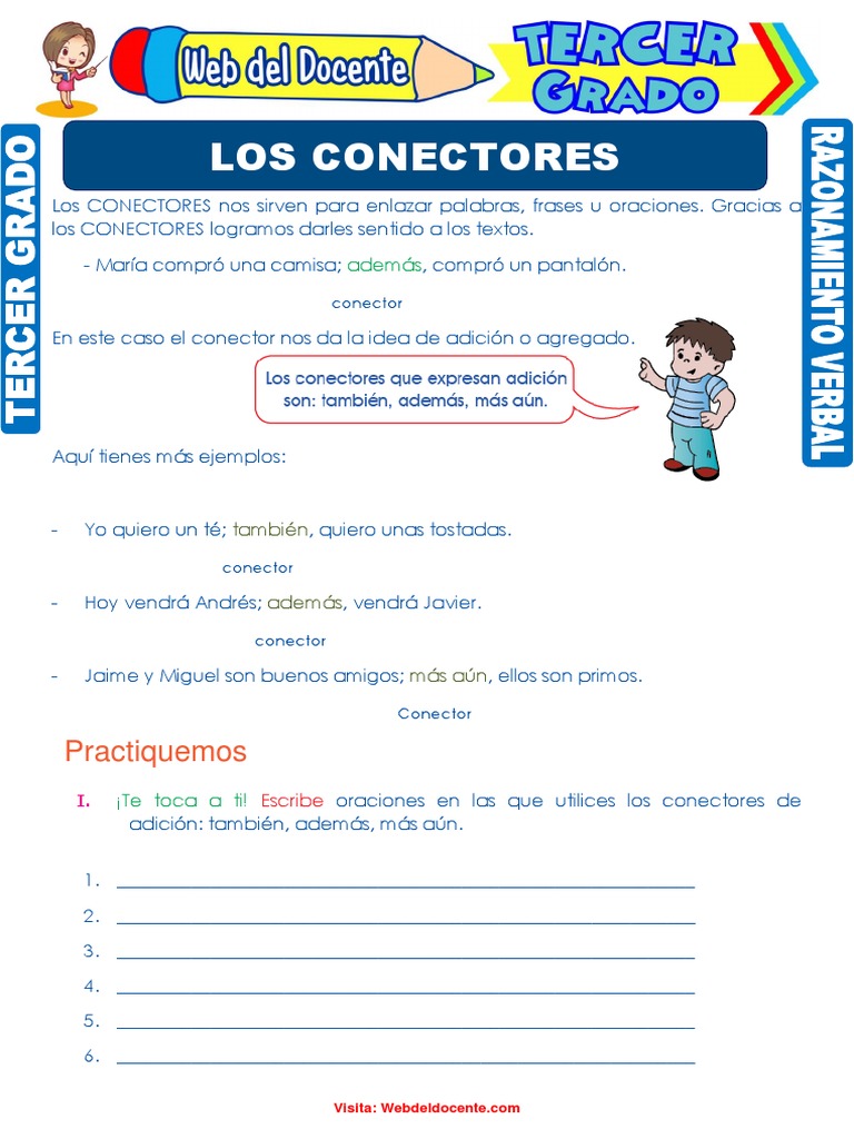 Los conectores: una herramienta para dar sentido a los textos | PDF