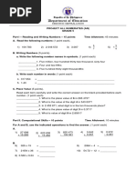 Rapid Mathematics Assessment Grades 4 To 6 | PDF | Area