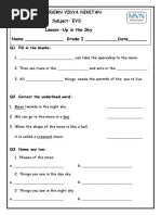 Evs Worksheet Lesson - 5 | PDF