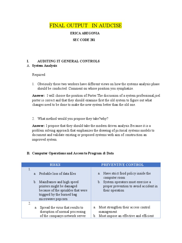 Final Output in Audcise | PDF | E Bay | Computing