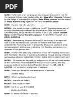 GSP Emcee Script For | PDF | Outdoor Recreation Organizations | Youth Organizations