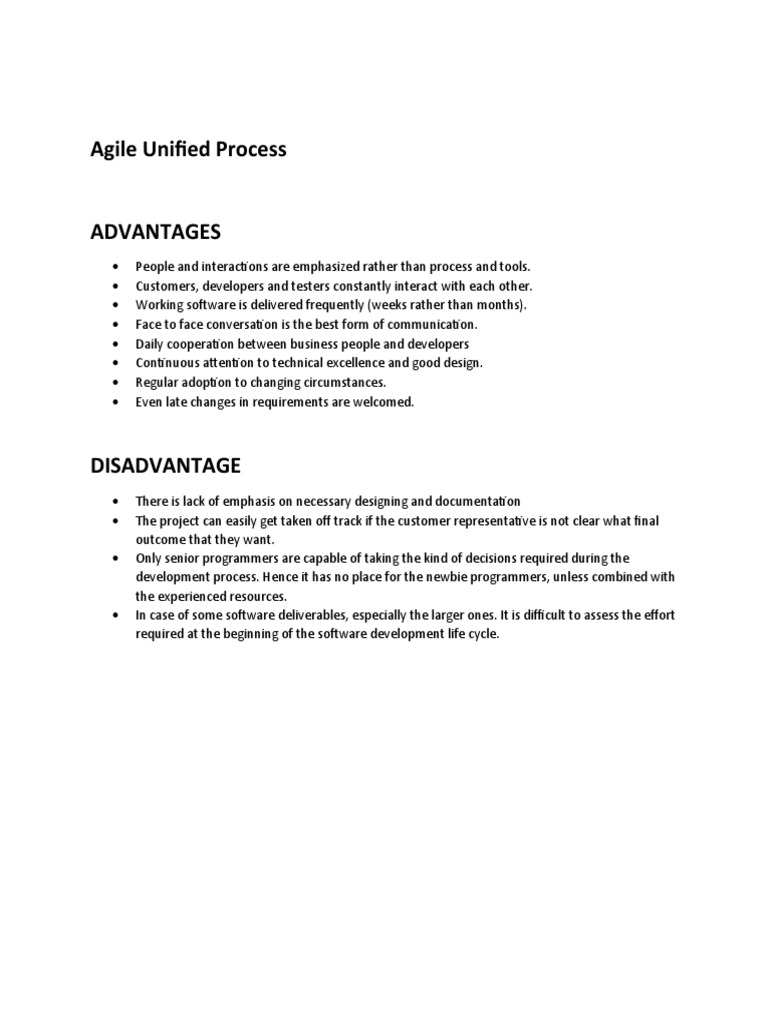 Advantages and Disadvantages of AUP | PDF